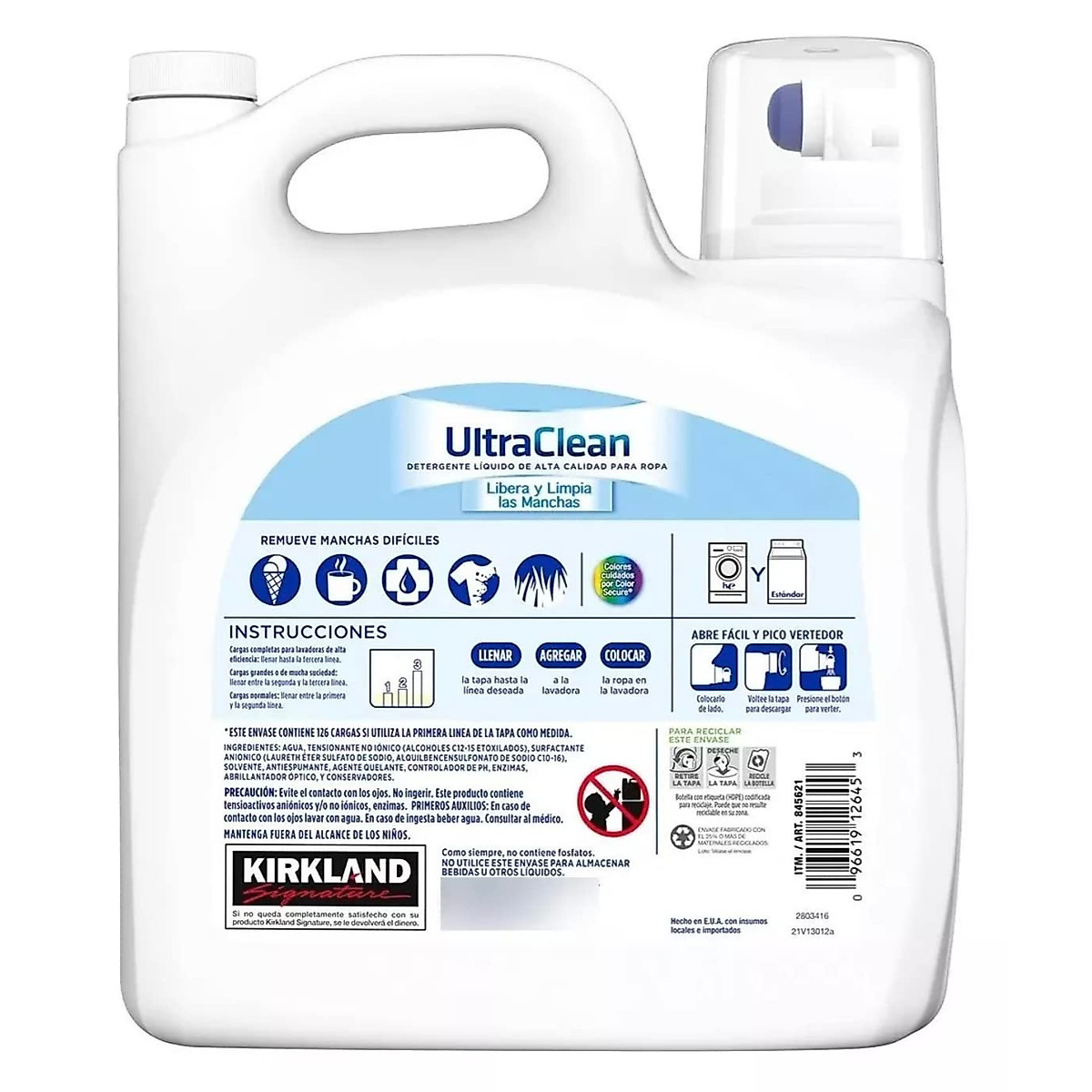 Krikland Signature Ultra Clean Premium Laundry Detergent, 194 oz