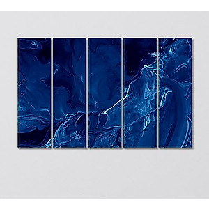 Abstract Ocean Canvas Print 1 Panel / 36x24 inches