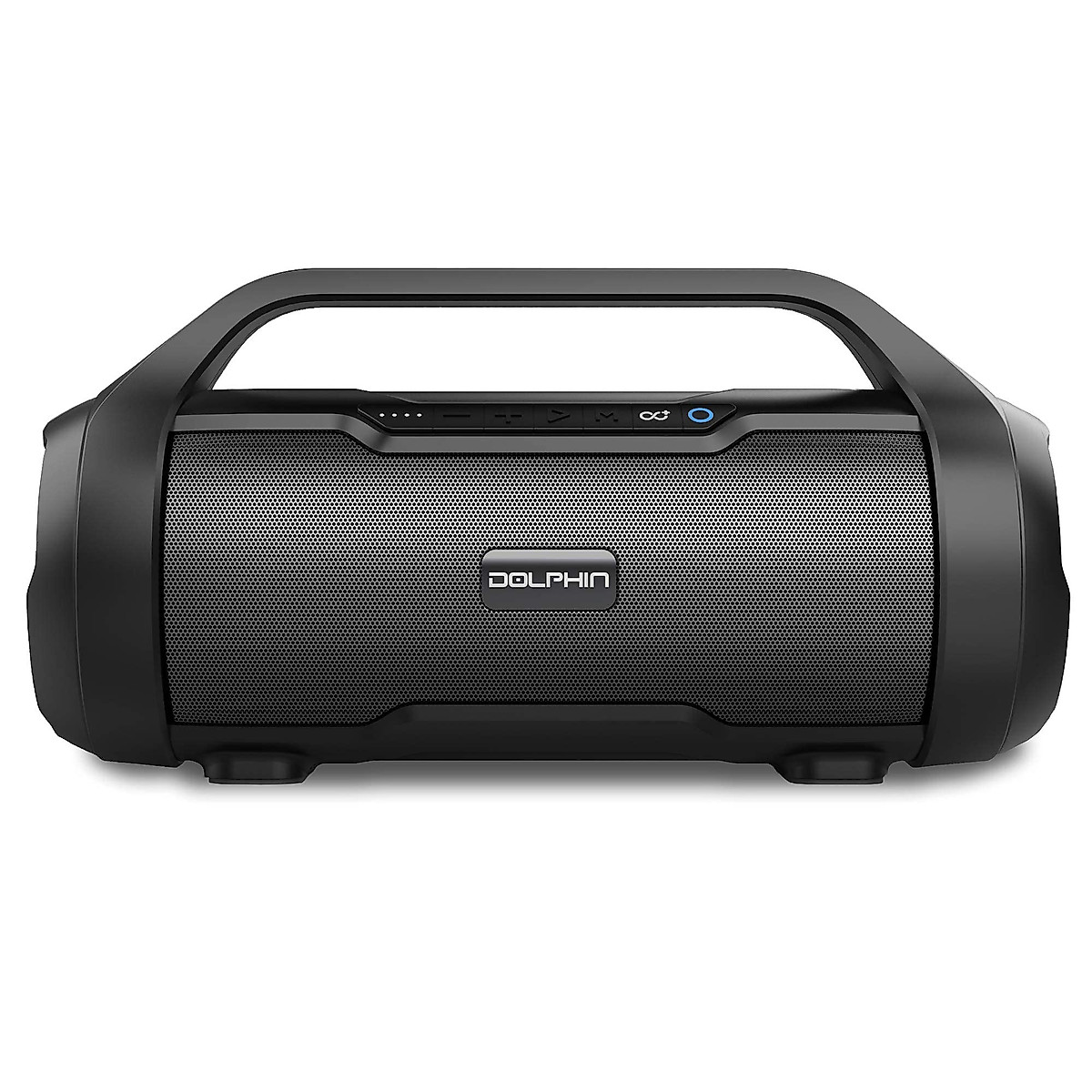 Dolphin LX-20 Dual Portable Bluetooth Waterproof Tube Speaker with HD Sound and Bass, High Power 30W, includes FM Radio, USB/SD MP3, AUX Input