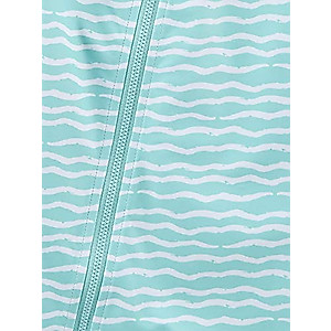 Simple Joys by Carter's Boys' 2-Pack 1-Piece Zip Rashguards, Turtle/Whale, 6-9 Months