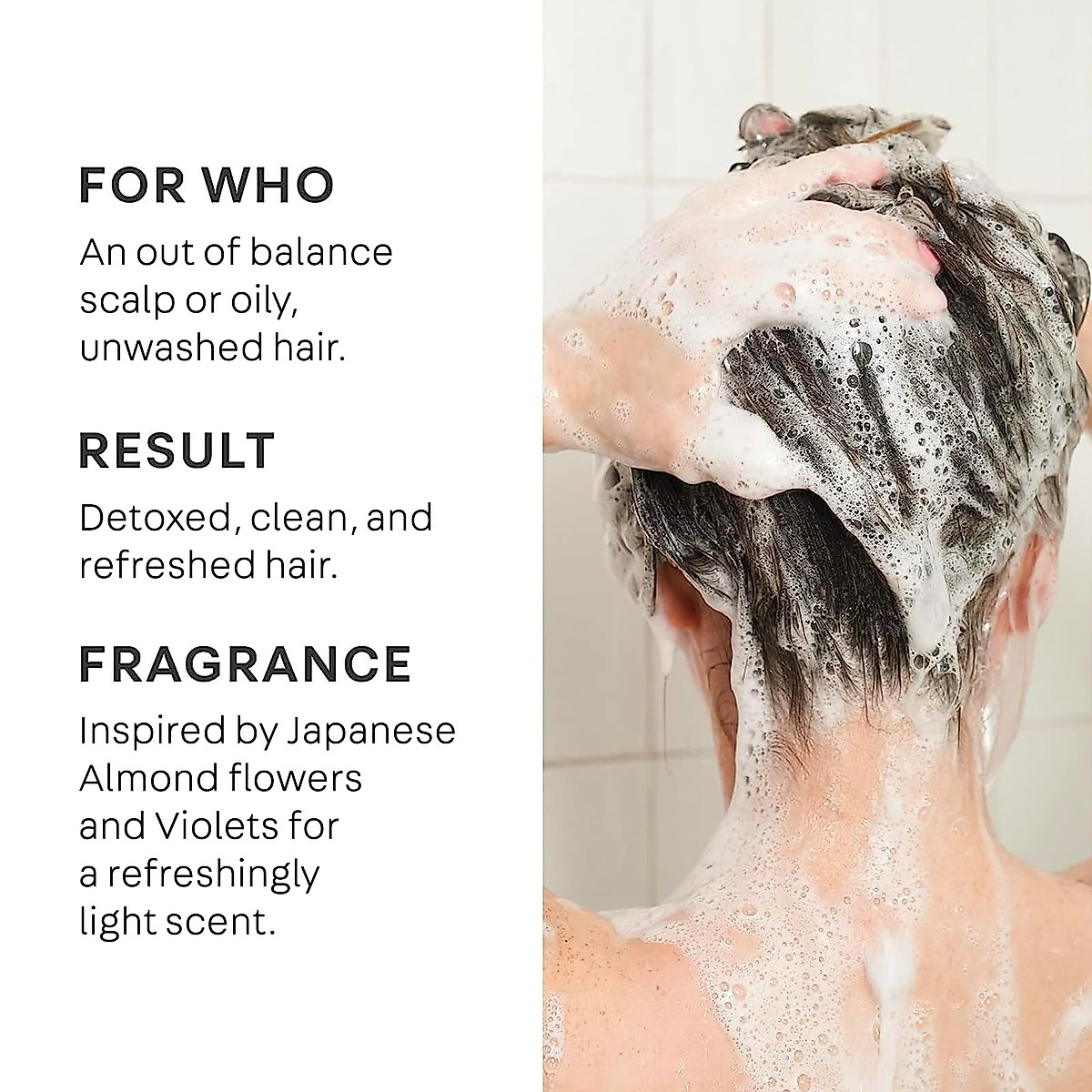 NATURELAB. TOKYO Perfect Clean Clarifying Scalp Scrub: 2-in-1 Shampoo and Scalp Scrub Hair Treatment to Clarify and Remove Product Buildup for Immense Shine I 8.1 OZ / 230G