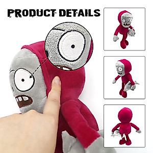 Maikerry 10 Pieces Plants Plush 1&2 PVZ Stuffed Figure vs Zombies Plushies Toy, Great Gifts for Kids Birthday,Halloween and Christmas