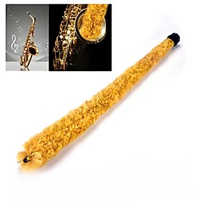 Sax Cleaning Tool, 60cm/23.6inch Tenor Sax Cleaning Brush Flexible Saxophone Pad Saver Cleaner Maintain Care Tool