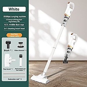 MORESEC Cordless Vacuum Cleaner, 2-in-1 Stick Vacuum Cleaner Integrated Blower and Floor Mop, 2000mAh Lightweight Quiet Cordless Vacuum Cleaner for Carpet, Car, Hardwood Floor ＆ Pet Hair