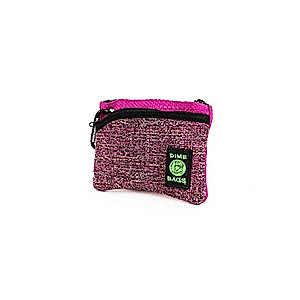 DIME BAGS Zipline | Hemp Wallet with Zipper Closure (8 inch, Magenta)