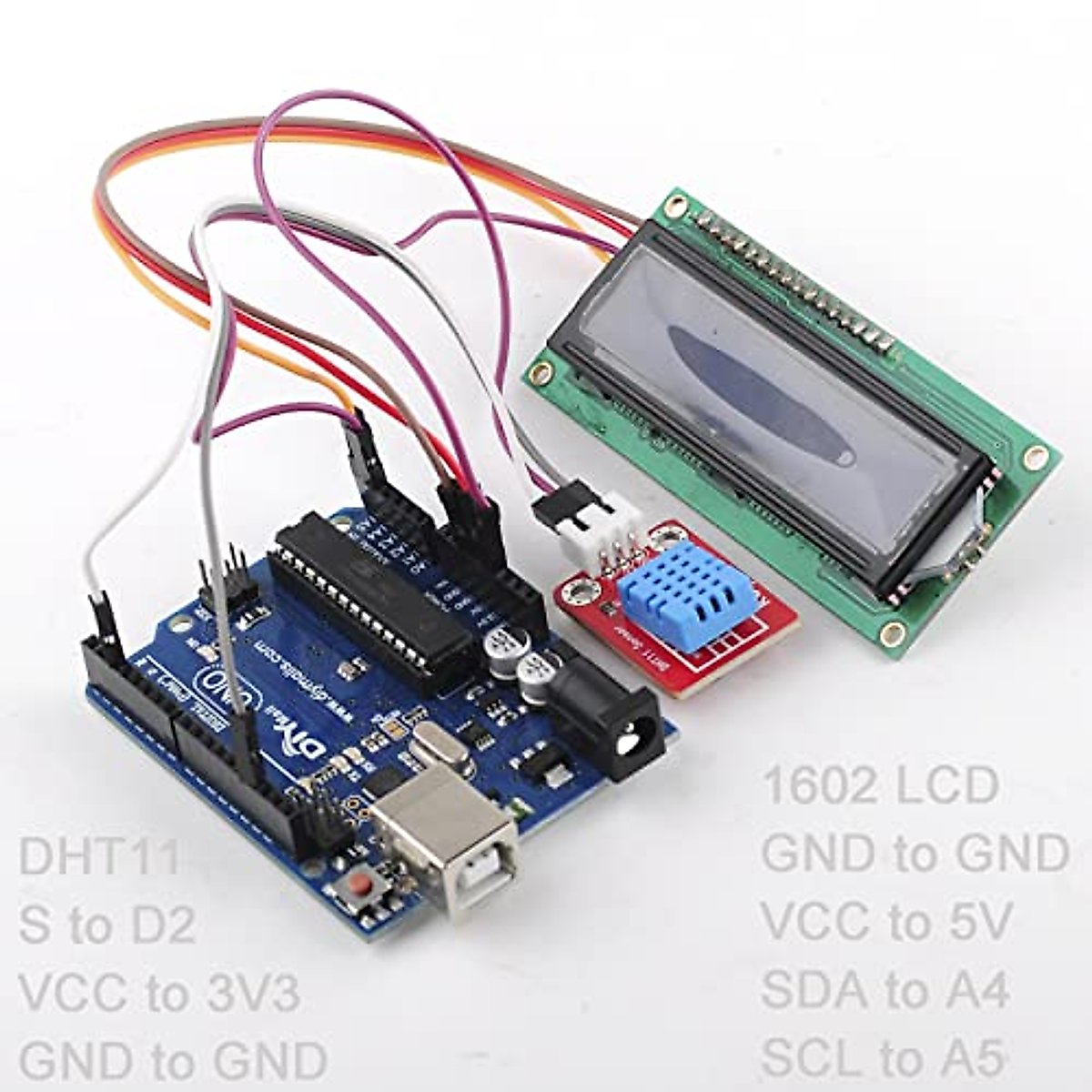 NEXTION Enhanced Display 3.2 inch NX4024K032 + DHT11 Temperature Humidity Sensor