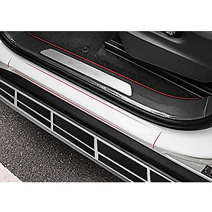 Xotic Tech Door Sill Guard Protection Film Vinyl Sheet Paint Anti-Scratches Clear Universal Protector (Size: 8" x 80")