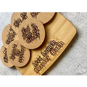 11" x 14" Live Laugh Toaster Bath Cutting Board, Bamboo Cutting Board, Engraved Cutting Board, Custom Cutting Board, Housewarming Gift