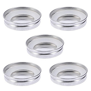 20pcs 2.8inch White Silicone Seal Rings Jar Gaskets Replacement Rubber Gasket Seal Glass Jar Seals Airtight Silicone Gasket Sealing Rings for Regular Mouth Canning Jar Storage Containers