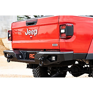 Rough Country Heavy Duty Rear Bumper w/LEDs for 2020-2024 Gladiator - 10646
