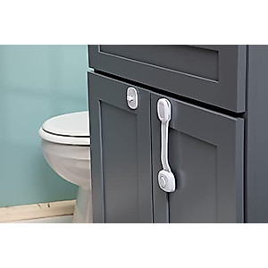 Safety 1st Room Solutions: No-Tools Baby Proof Deluxe Bathroom Safety Kit - Includes Locks for Toilet, Cabinet, Drawers, and More