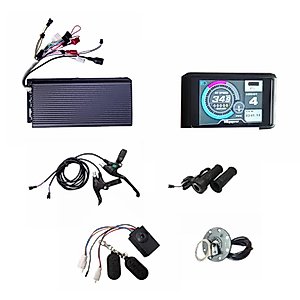NBPOWER TFT Display 48V-72v 80A 3000w Electric Bike Controller sine Wave System V2 sabovton Controller,Color Display Sets