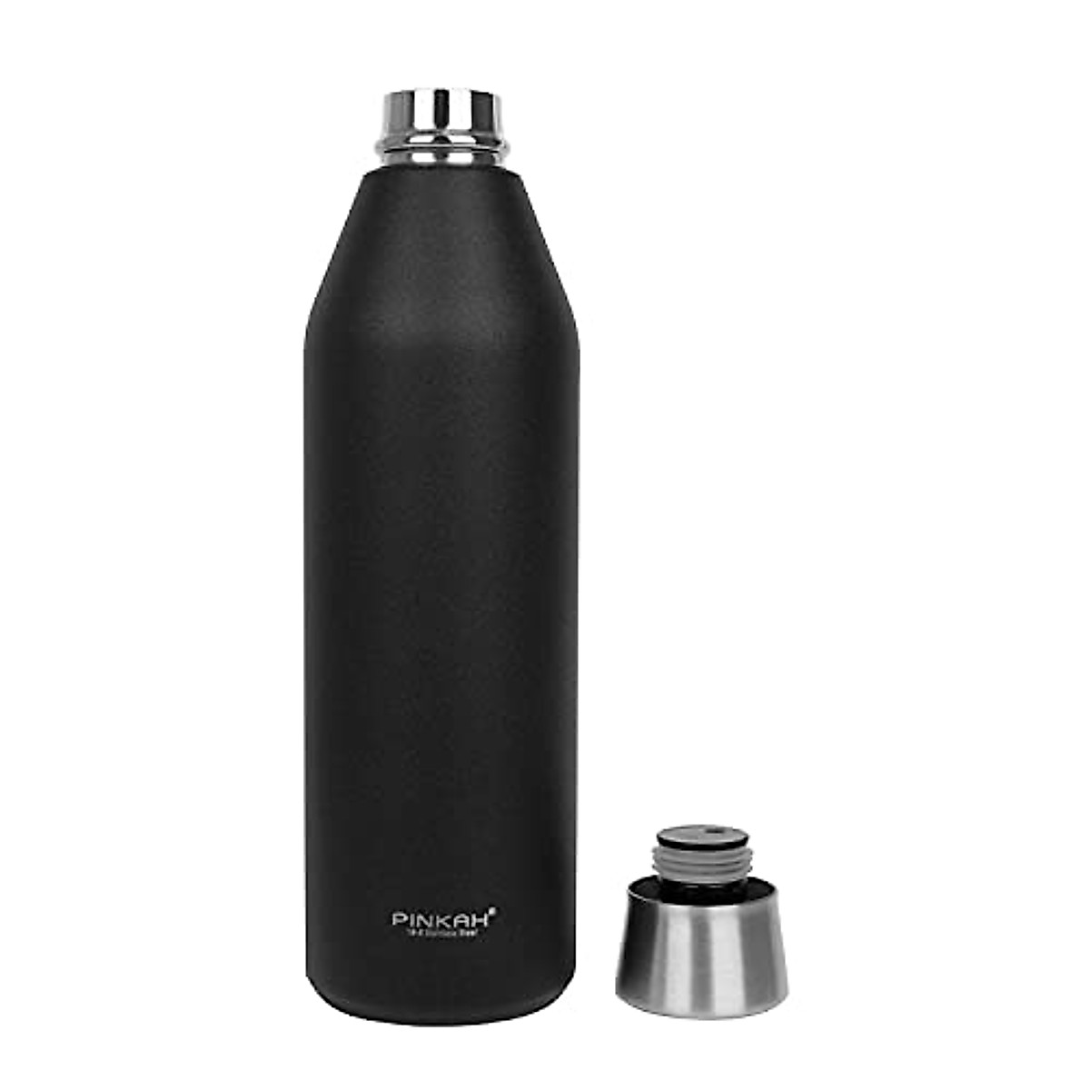 PINKAH 20oz Insulated Stainless Steel Water Bottle, Reusable Water Bottles, Double Walled Cola Shaped Water Bottle for Sport Travel
