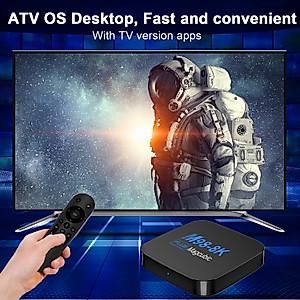 Certified TV Box Android 13.0, 4GB 128GB Allwinner H618 cortex-A53 Android Box Support YouTube/Prime Video/Netflix 4K HDR H.265 HEVC 2.4G/5G WiFi BT5.0