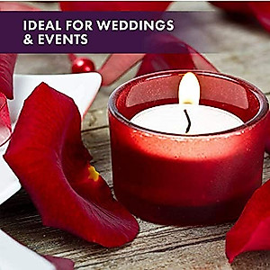 Unscented Tea Light Candles in Bulk, Good for Weddings and All Occasions - 50 Ct