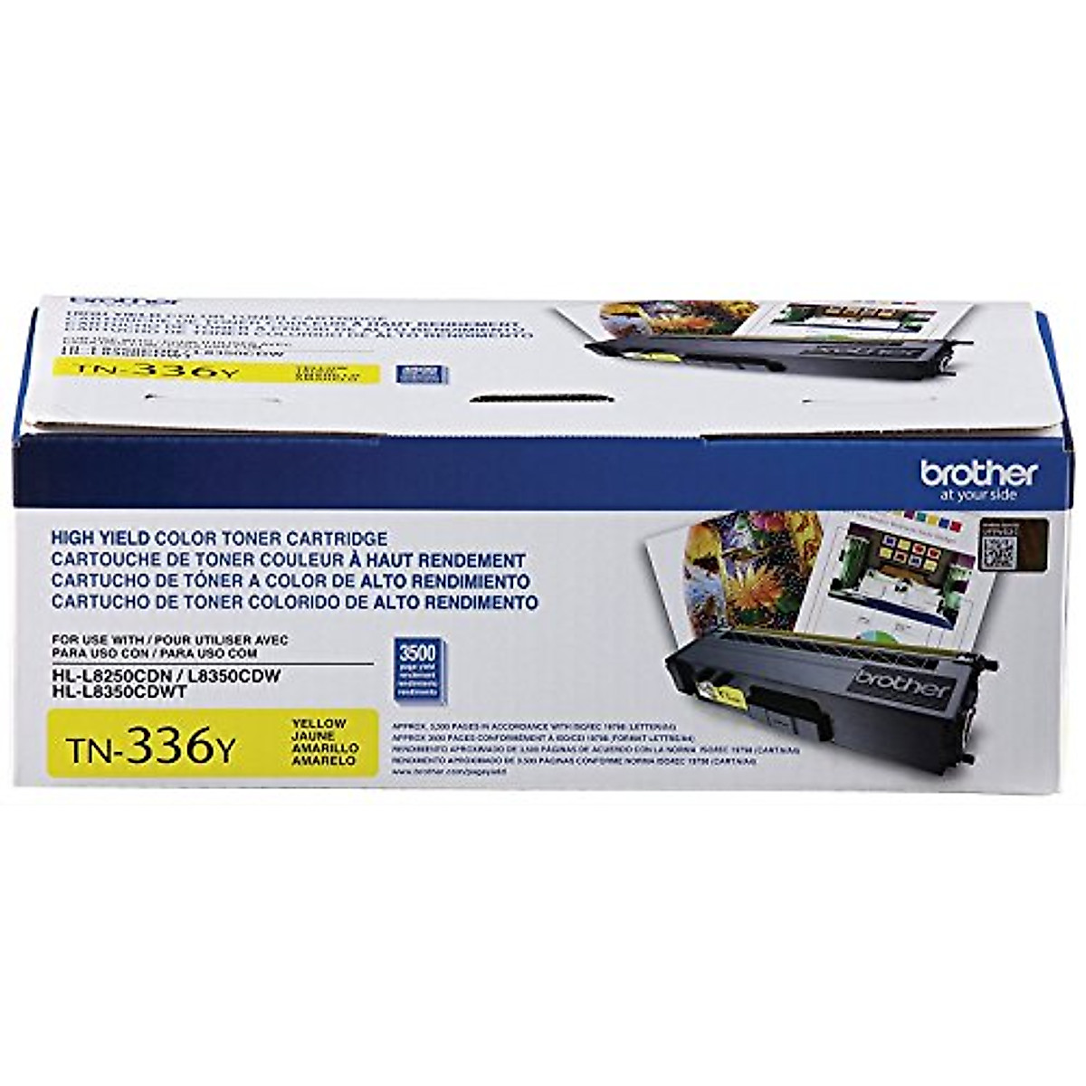 Brother TN336 High Yield Toner Set BCYM HL-L8250CDN HL-L8350CDW HL-L8350CDWT MFC-L8600CDW MFC-L8850CDW + DeluxeDeals MicroFiber LCD Screen Cleaning Cloth