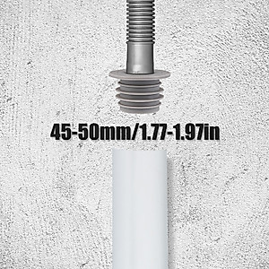 Washing Machine Drain Hose Seal with Deodorant Plug, Silicone Drain Pipe Sewer Seal Rings Floor Washer Drain Tube Hose Seal Sewer Pipe Seal Ring Cover for Laundry Room Kitchen Bathroom