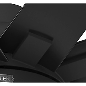 Hunter Fan Company 52615 Overton Ceiling Fan, 060, Matte Black