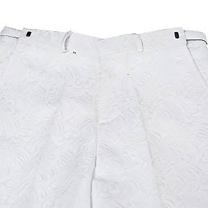 YFFUSHI Mens 1 Button 2 Piece White Tuxedo Shawl Collar Skinny Dress,Beige,X-Large