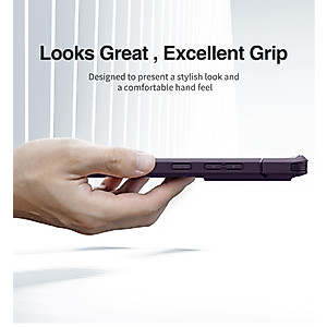 SURITCH for Samsung Galaxy Note 20 Ultra Case (Only) 6.9-inch, [2 Front Frames][Built-in Screen Protector] Full-Body Protective Rugged Heavy Duty Shockproof Phone Cover-(Dark Purple)