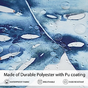 Adabana Outdoor Waterproof Throw Pillows Covers Set of 4 Decorative Floral Pillow Cover for Patio Furniture 18x18 Inch