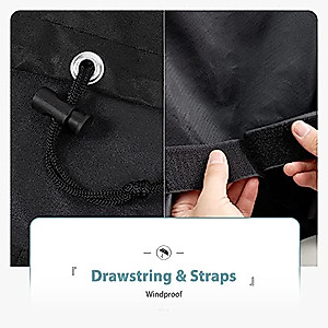 SHINESTAR Grill Cover and 5FT Propane Hose Adapter, Upgraded Set for Coleman Roadtrip 285, LXE, LXX, and 225 Propane Grill