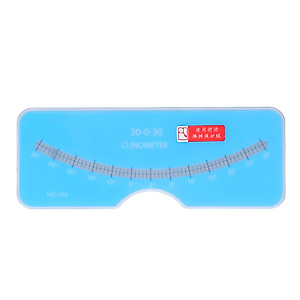 Scoliosis Testing Meter, Scoliosis Evaluation Tool Scoliosis Evaluation Scoliometer Portable 0 to 30 Degrees Back Spine Scoliosis Measuring Tool for Adults Children