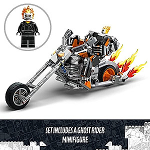 LEGO Marvel Ghost Rider Mech & Bike 76245, Buildable Motorbike Toy with Movable Action Figure, Super Hero Building Set, Gift for Kids, Boys and Girls 7 plus Years Old