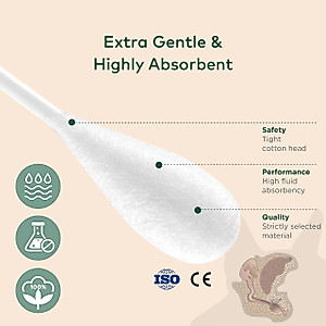 ARCA PET Cotton Swabs for Dogs and Cats - Cat & Dog Ear Cleaner Long Cotton Swab - Extra Large Cotton Head, Cat & Dog Ear Cleaning Kit for Puppies, Multipurpose Pet Cotton Swabs (Extra Large 100 Buds)