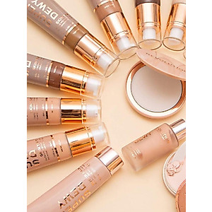 Makeup Revolution, Superdewy Tinted Moisturiser, Light Coverage, Dewy Finish, Medium, 1.85 fl. Oz.