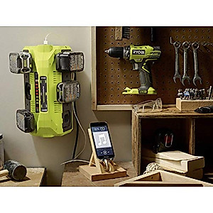 Best Tools Ryobi 18-Volt ONE+ 6-Port Dual Chemistry IntelliPort SUPERCHARGER with USB Port P135
