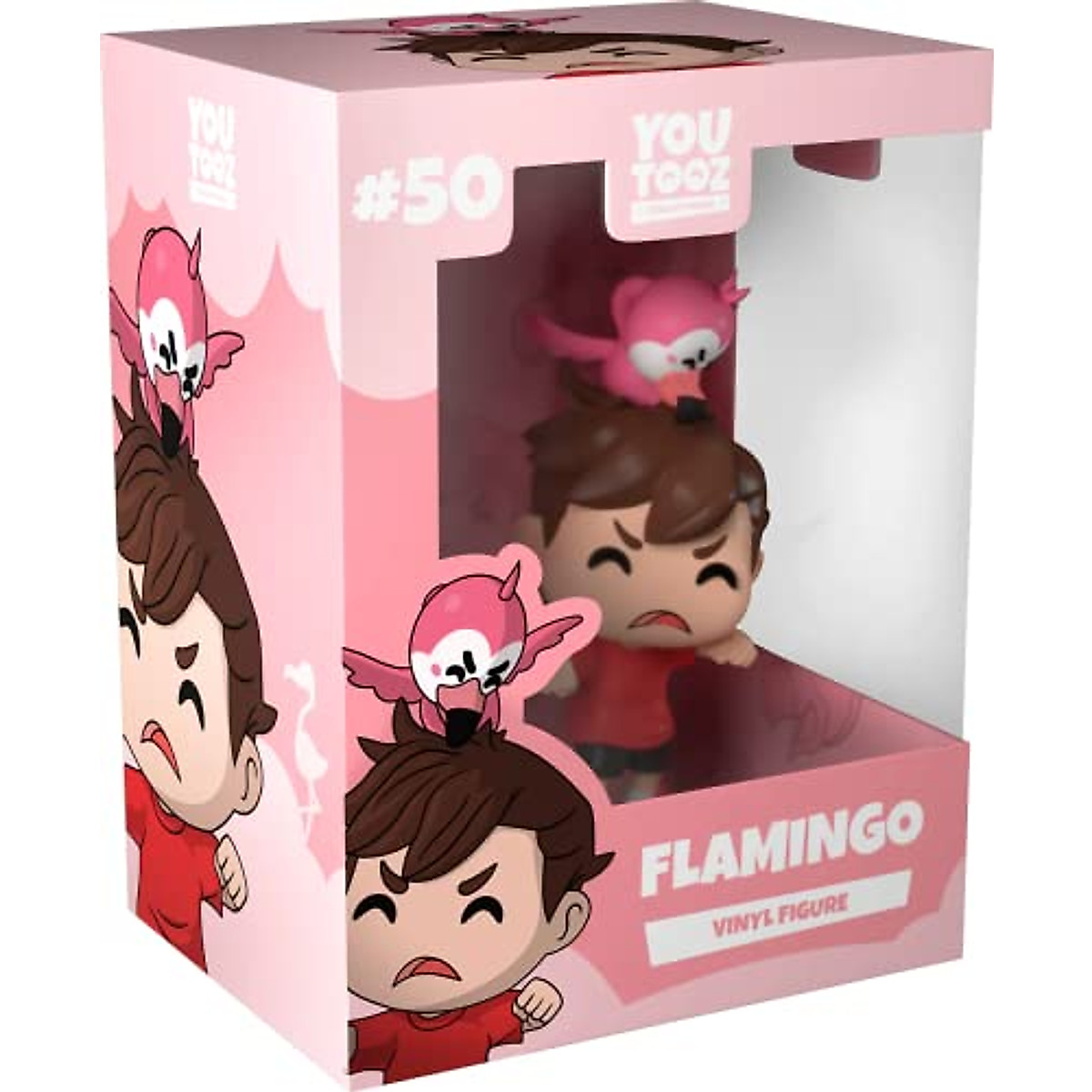 Youtooz Flamingo #50 4.75" inch Vinyl Figure, Collectible Figure from The Youtooz Gaming Collection