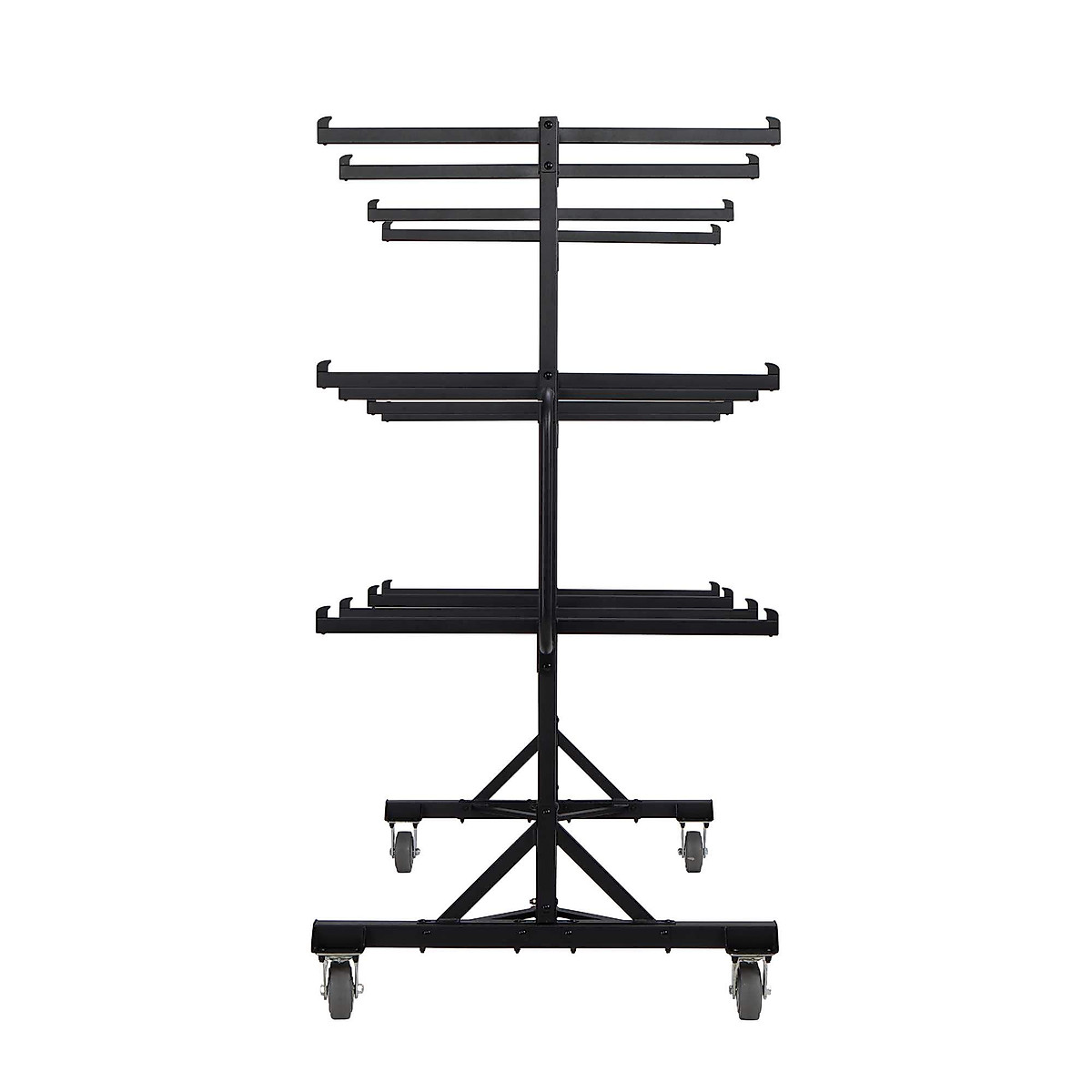 LIFETIME 80669 Upright Chair Storage Cart, Black