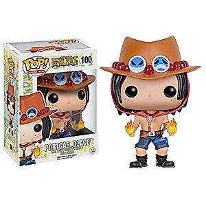 POP One Piece - Portgas D. Ace Funko Pop! Vinyl Figure (Bundled with Compatible Pop Box Protector Case) Multicolor 3.75 inches