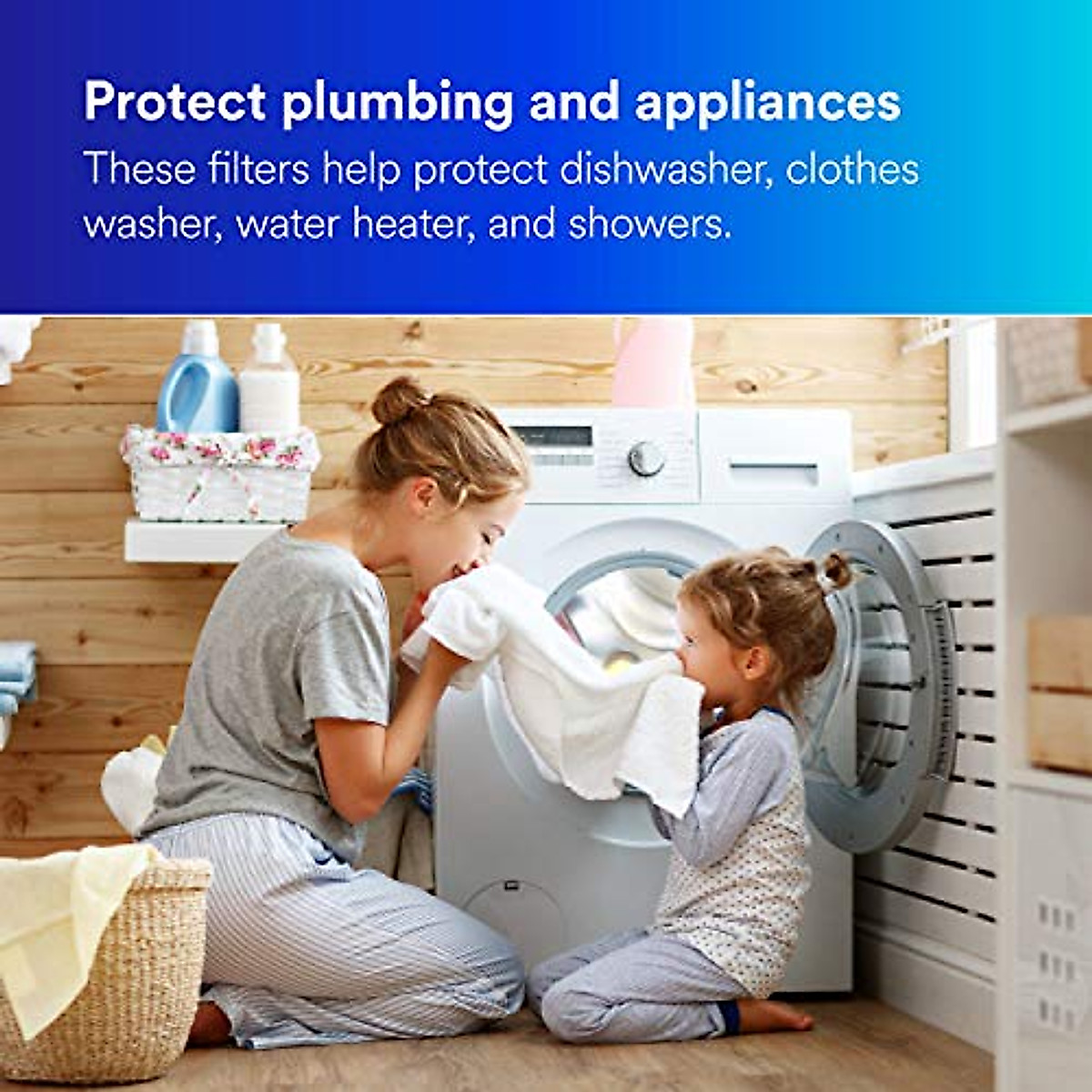 Filtrete Large Capacity Whole House Grooved Replacement Water Filter 4WH-HDGR-F01, 1-Pack, for use with 3WH-HD-S01 System