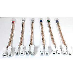 6 Pieces Wire Cord Cable JST Connectors for Sony and Samsung Home Theater Speaker 4.2mm Tool-Free Quick Splice connectors Made in The USA
