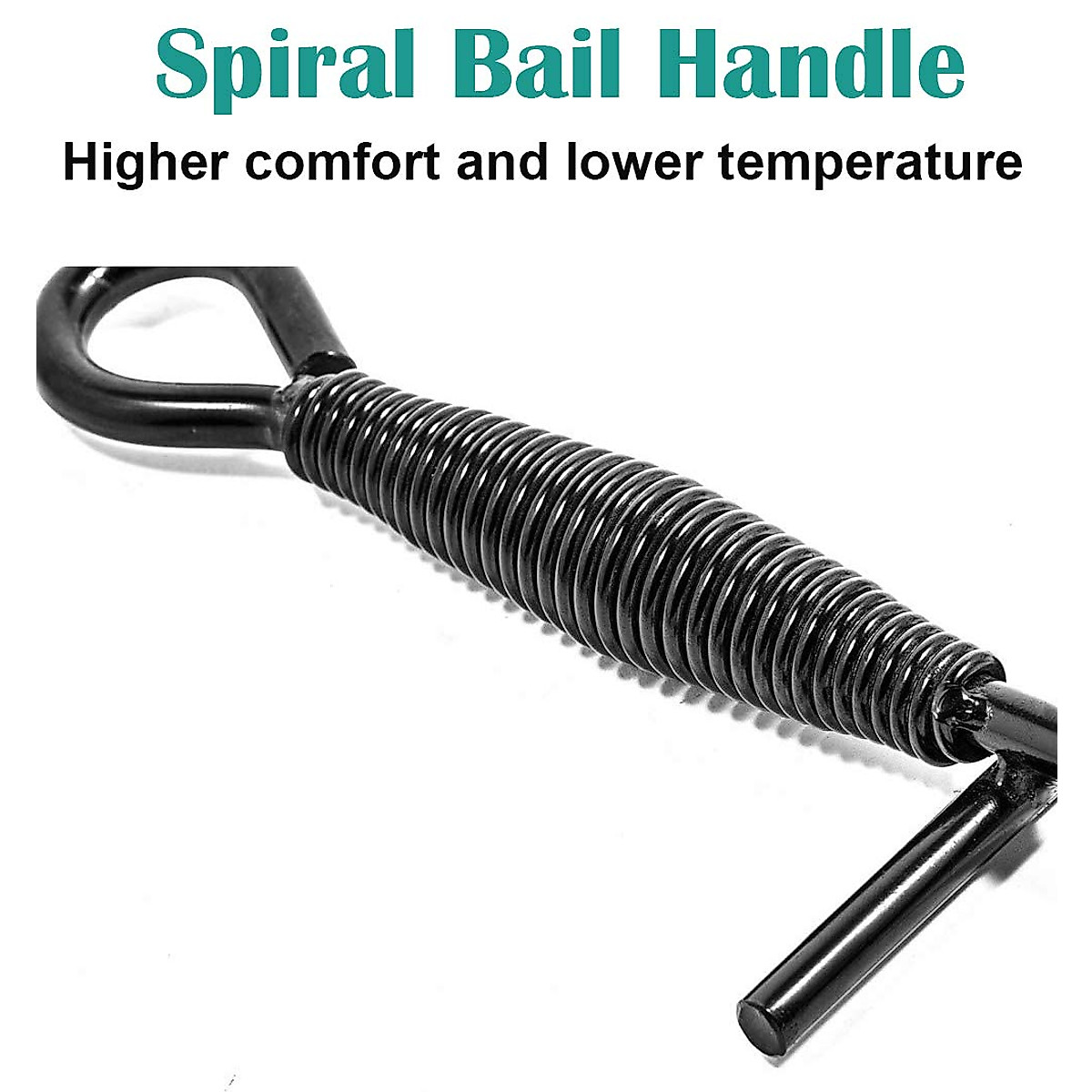 Camp Cast Iron Dutch Oven Lid Lifter and Folding Finish Camp Dutch Oven Lid Stand can be used as Trivet, Lifter and Skillet Holder