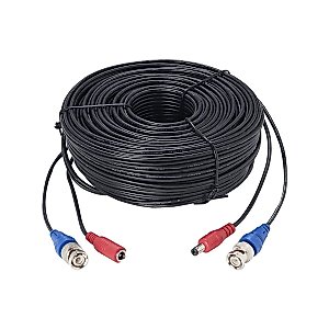 Lorex 4K RG59 Power Accessory Cable, Video Cable for Security Camera Systems, for Analog HD (CVI/TVI/AHD/MPX) or Analog (CVBS) Surveillance System, 100 feet (30m)