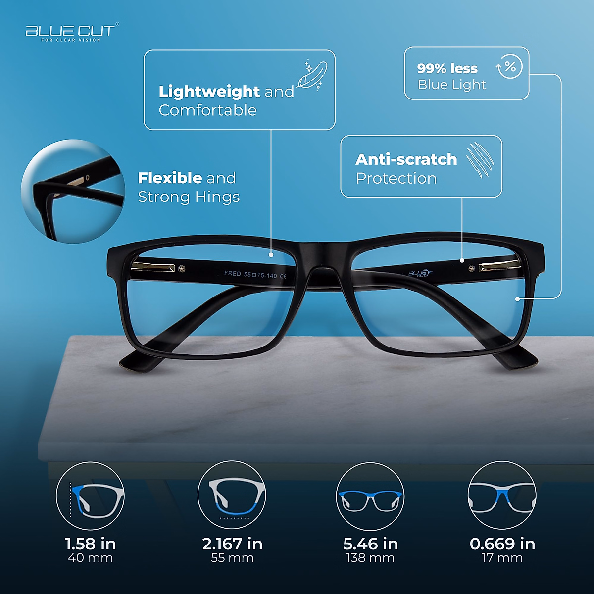 Blue Light Blocking Glasses For Men/Women Anti-Fatigue Computer Monitor Gaming Glasses Reduce Eye Strain Game Glasses
