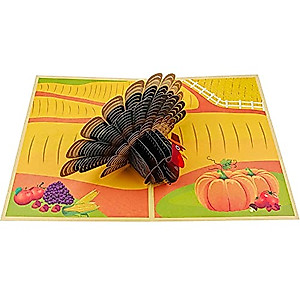 Thanksgiving Cards,3D Pop Up Thanksgiving Greeting Cards best Happy thanksgiving cards for kids with Envelope 1 Pack