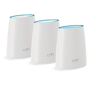 NETGEAR Orbi (RBK43-200NAS) AC2200 Tri-Band Mesh Wi-Fi System (3-pack)