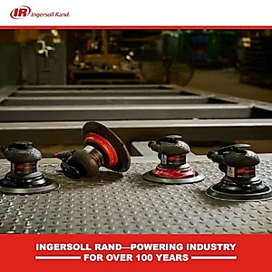 Ingersoll Rand 4151 Random Orbital Air Sander, 3/16" Orbit, 6" Vinyl Pad, 12,000 RPM, 0.2 HP