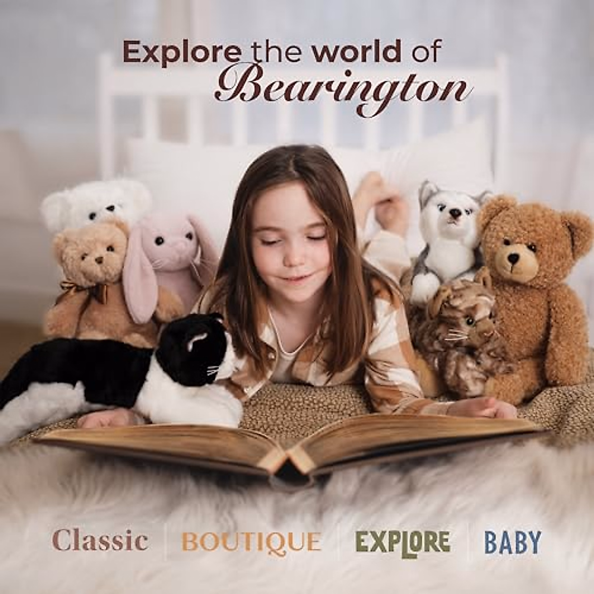 Bearington Big Snowball Snowman Plush, 12 Inch Snowman Stuffed Animal, Ideal Stuffed Christmas Animals Gift for Toddlers, Kids & Teens