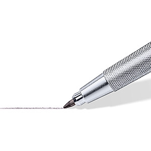 STAEDTLER 780 C BKP6 Mars Technico Leadholder Clutch Pencil with Built-In Sharpener - HB, 2mm Line Width (Pack of 1 + FREE Eraser)