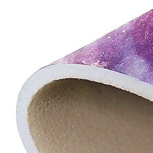 ALAZA Star Nebula Galaxy Space Non Slip Area Rug 5' x 7' for Living Dinning Room Bedroom Kitchen Hallway Office Modern Home Decorative