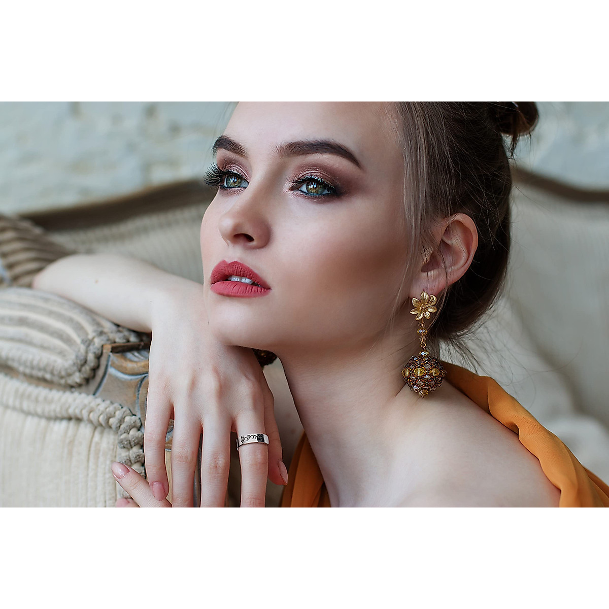 Yiyang Wrap Silver Rings for Women Promise Gifts Birthday Jewelry for Her Inspirational (Choose joy)