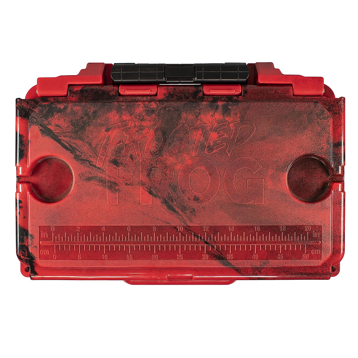 Frosted Frog 60 Quart Ice Chest Heavy Duty High Performance Roto-Molded Commercial Grade Insulated Cooler with Telescoping Handle and Wheels (Red Camo)