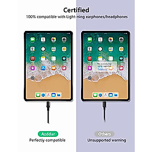 USB C to Lightning Audio Adapter USB Type C Male to Lightning Female Headphones Converter Compatible with iPhone 15/15Pro, iPad Pro, Galaxy S23/S22, MacBook USB C Laptop(Audio Only, Not for Charging)