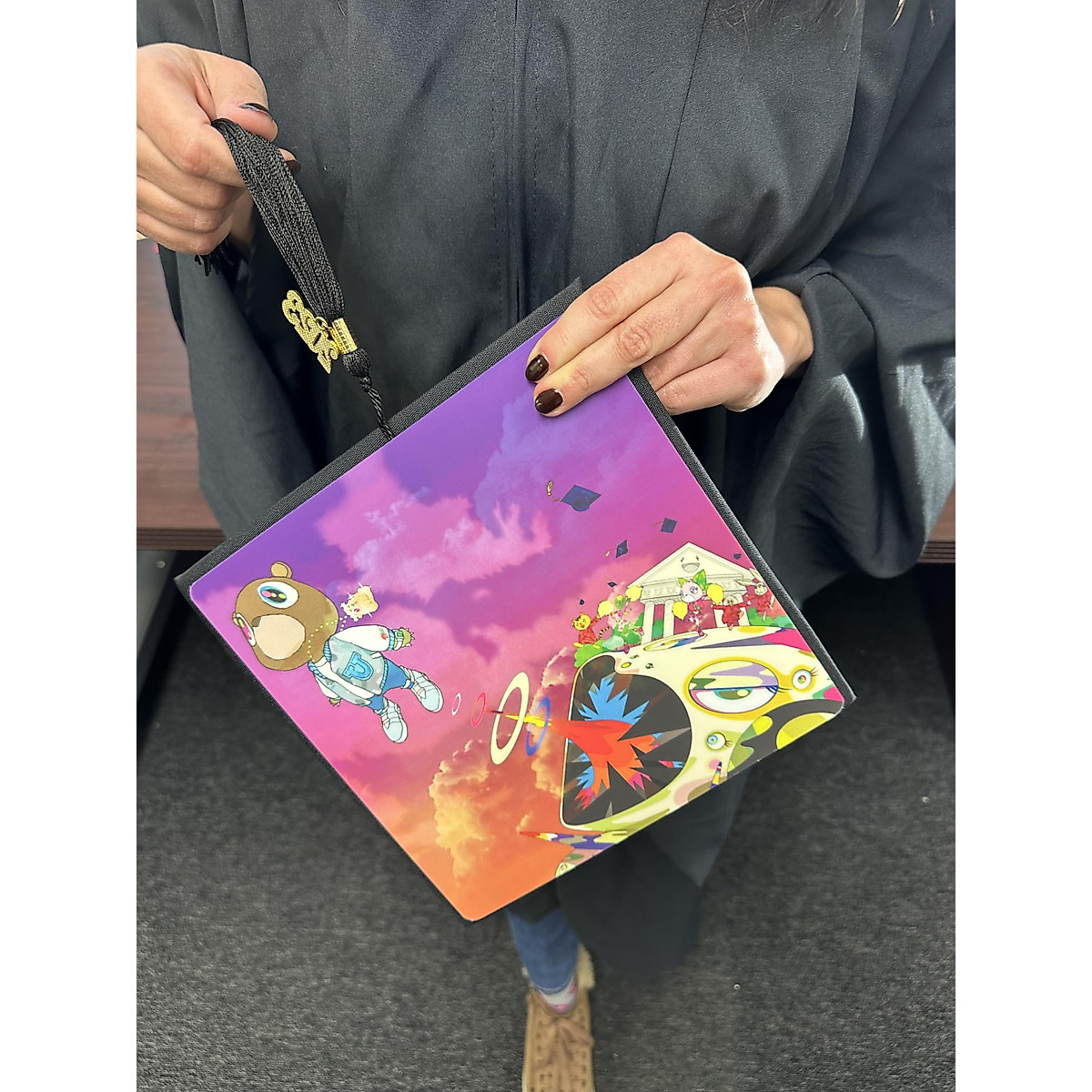 Graduation Album Cover Grad Cap Topper, Grad Cap Decorations or Cap and Gown accessories