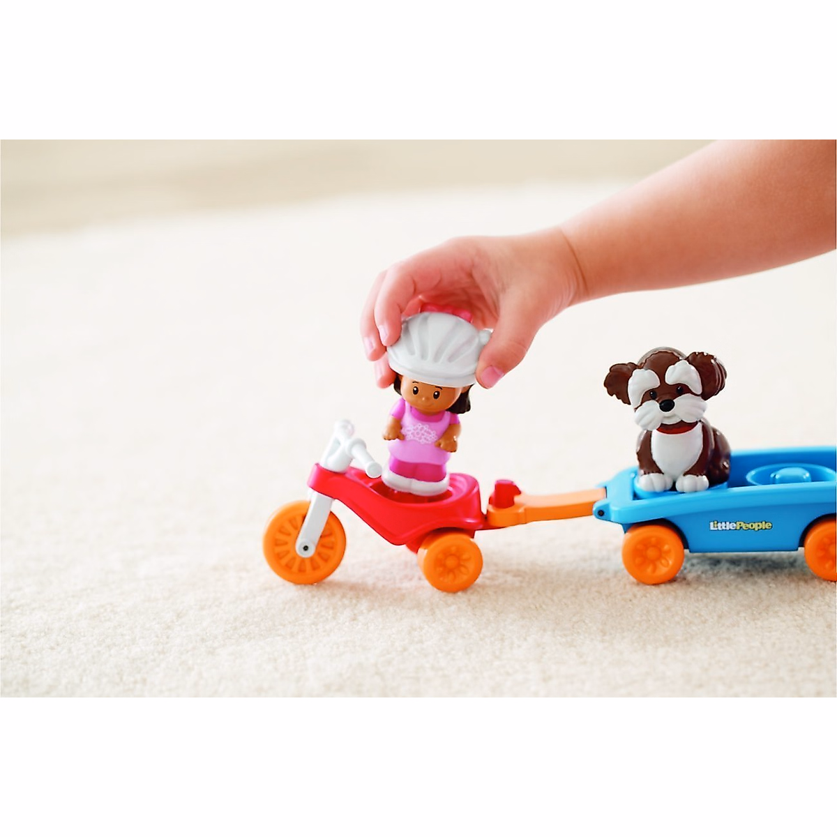 Fisher-Price Little People Trike and Wagon Playset